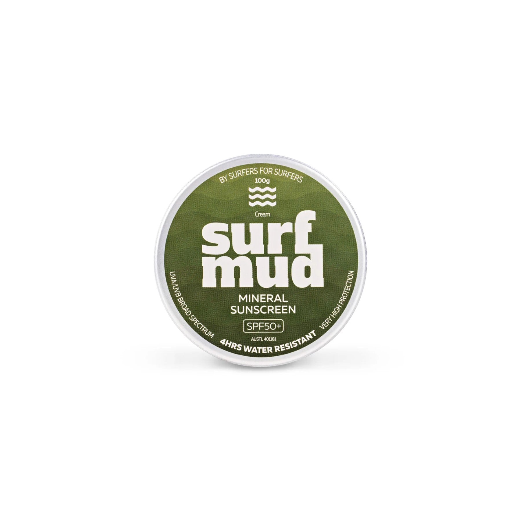 Surfmud Mineral Sunscreen SPF50+ Tin – Long Reef Surf Co