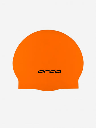 Orca Silicon Swim Cap - Orange – Long Reef Surf Co